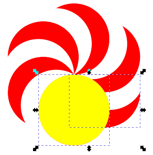 Inkscapeで愛媛県章を描く: 算数の広場
